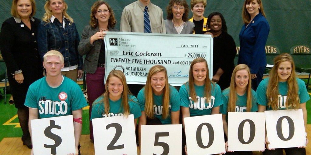 Eric Cochran Notification » Photo Series | Milken Educator Awards