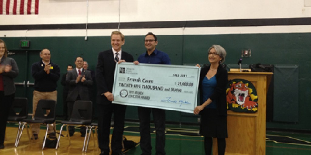 Frank Caro Notification » Photo Series | Milken Educator Awards
