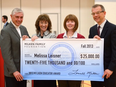 Melissa Leisner announced 2013 Milken Educator » Photos | Milken ...