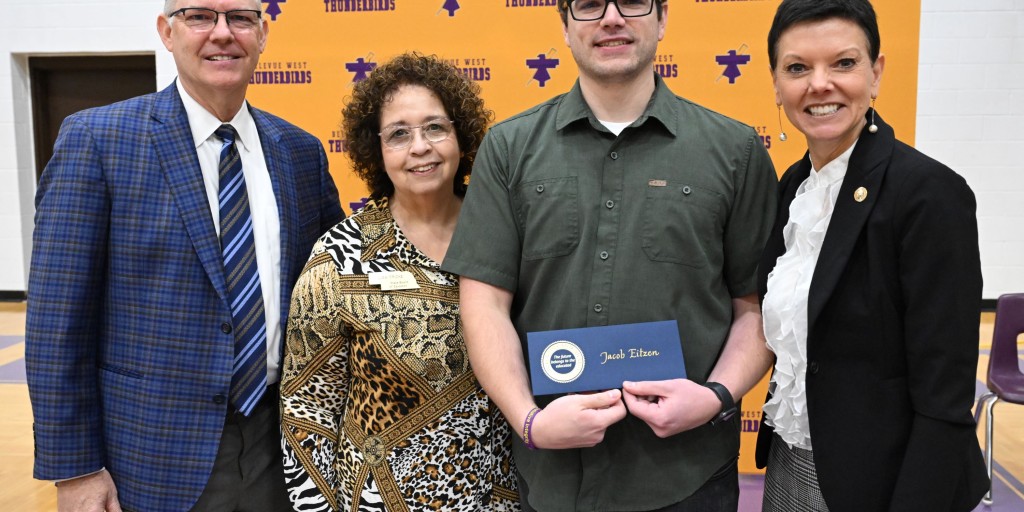 NE Teacher Jacob Eitzen Receives the "Oscar of Teaching" in Bellevue ...