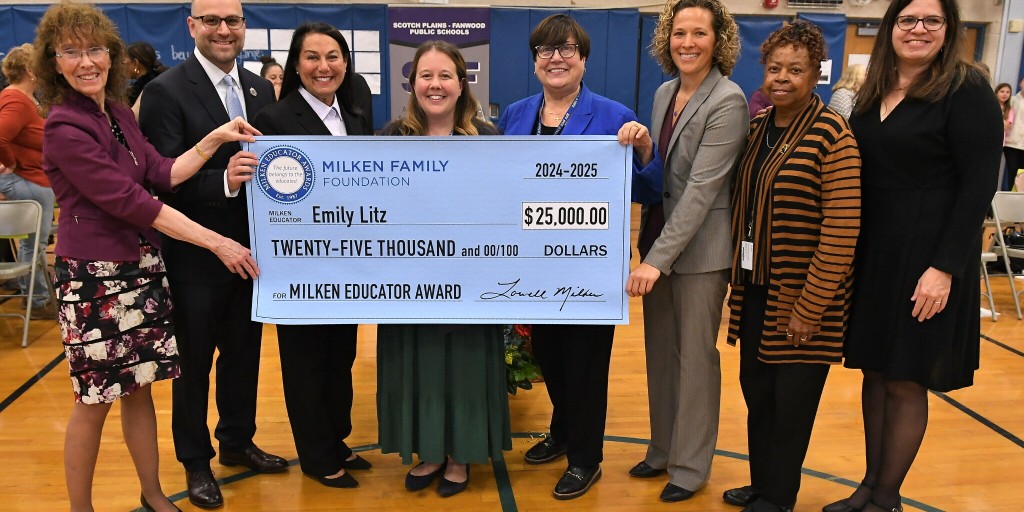 Emily Litz Receives a 2024-25 New Jersey Milken Educator Award » Photo ...