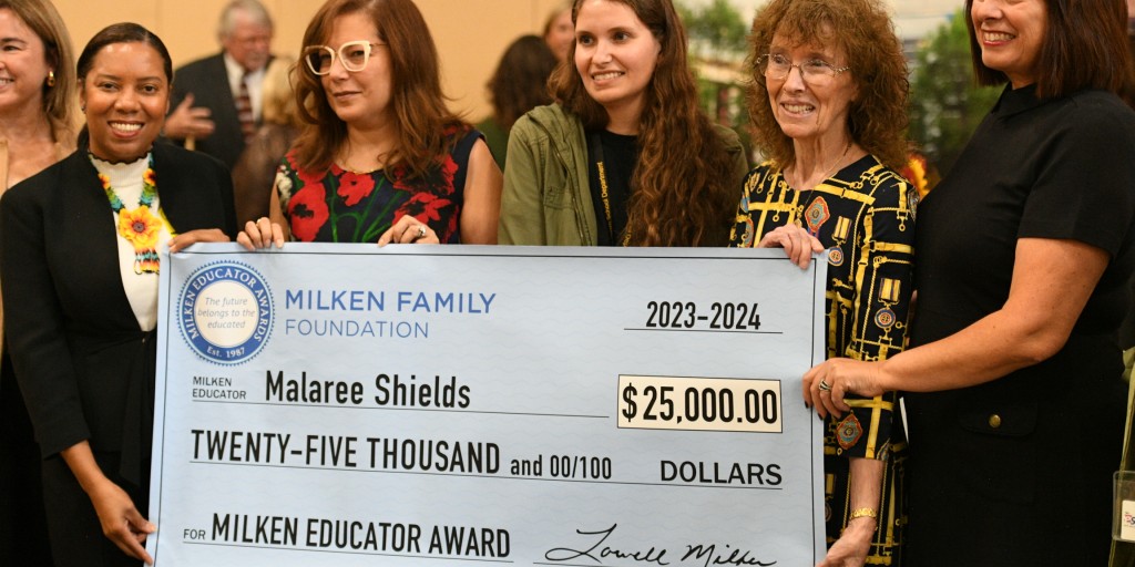 Malaree Shields Wins RI Milken Award » Photo Series | Milken Educator ...
