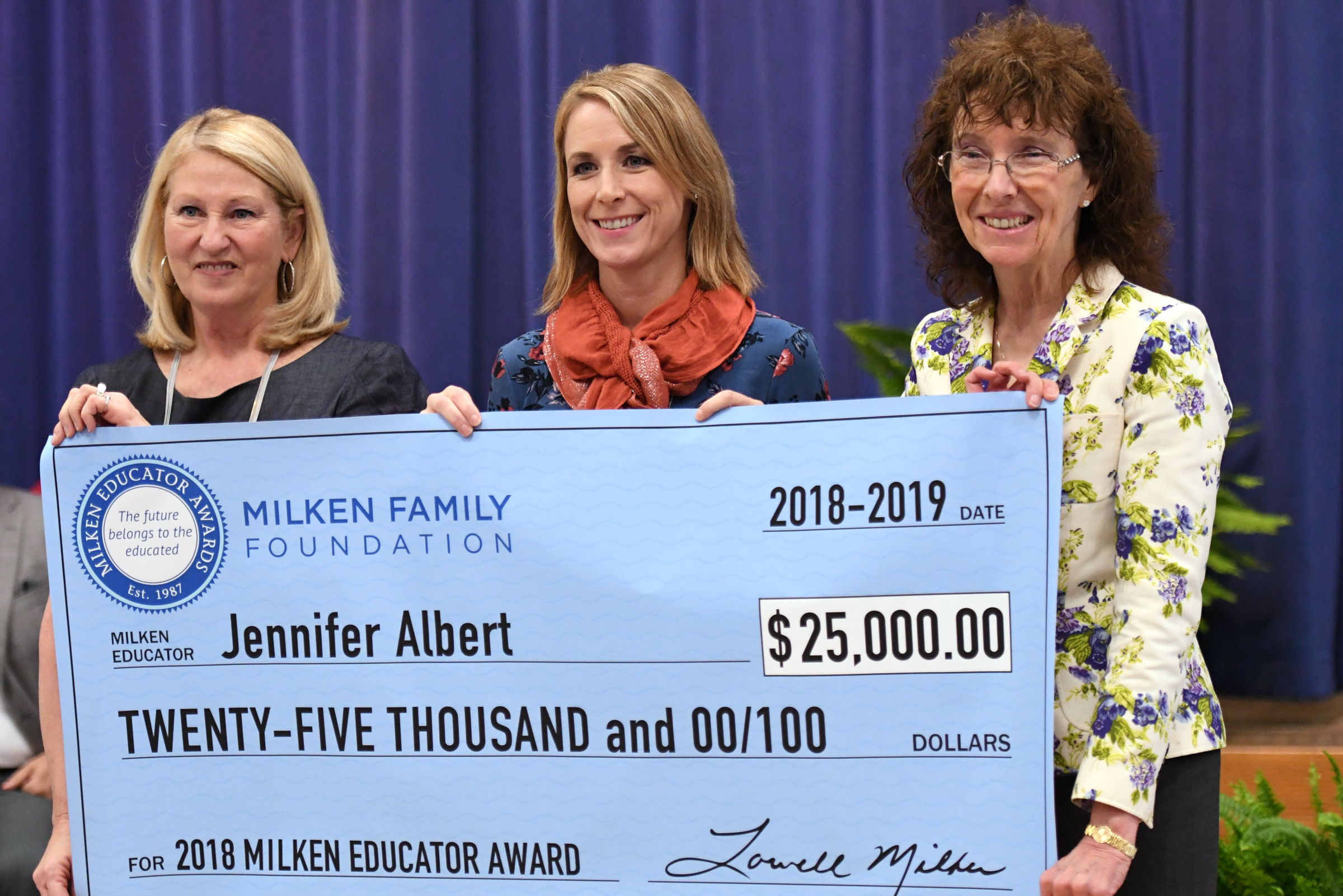 Jennifer Albert, You're a FL Milken Educator » Photos