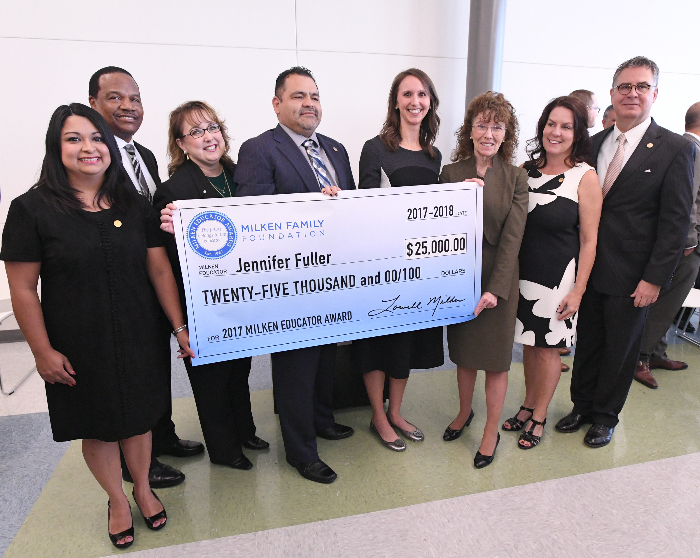 Jennifer Fuller Is a TX Milken Educator » Photos