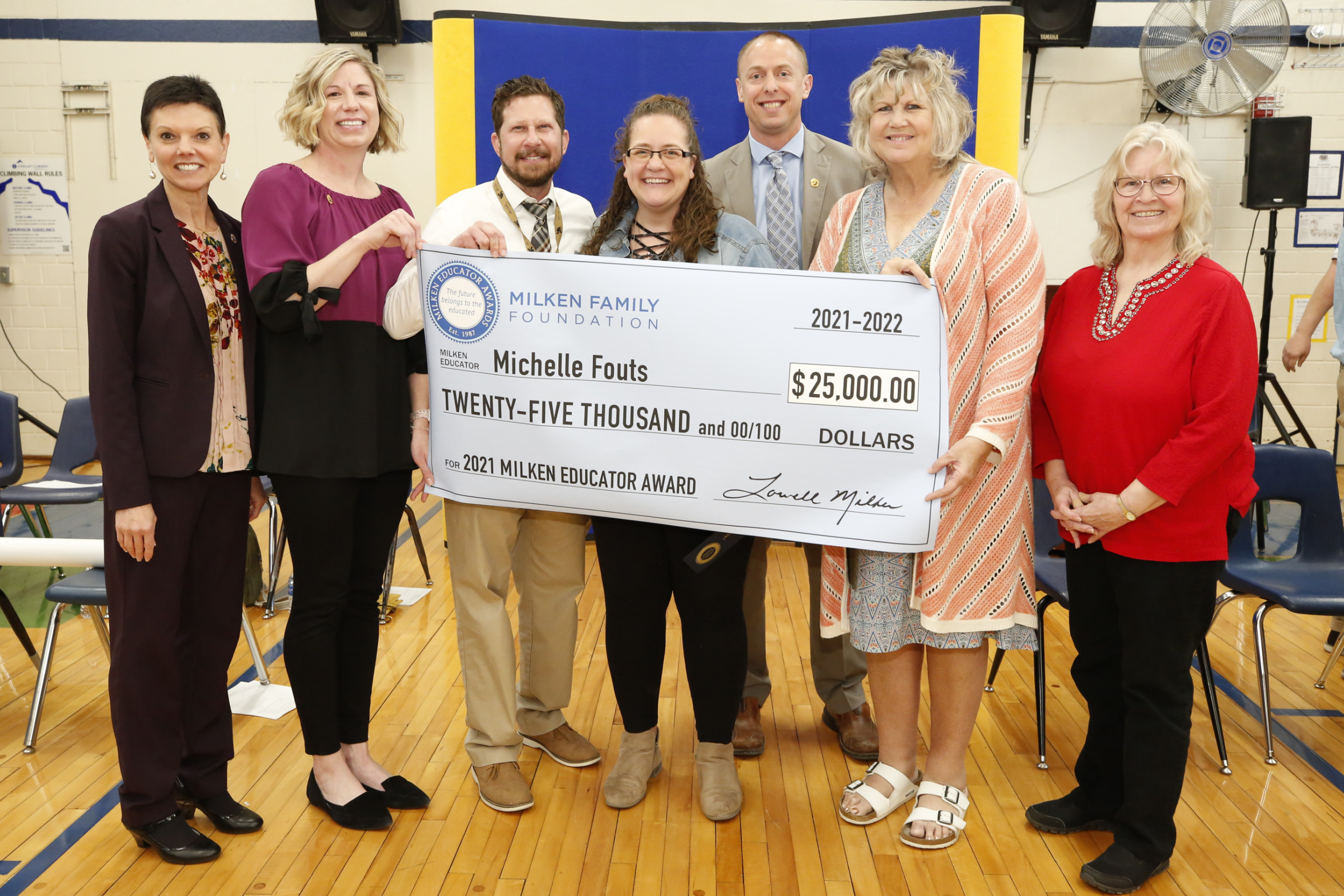 Michelle Fouts Wins NE Milken Award » Photos