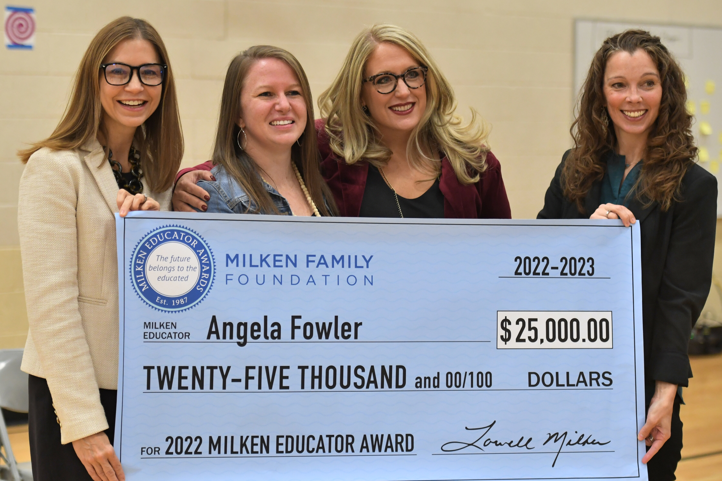 IN Milken Educators Welcome Math Teacher Angela Fowler » Photos