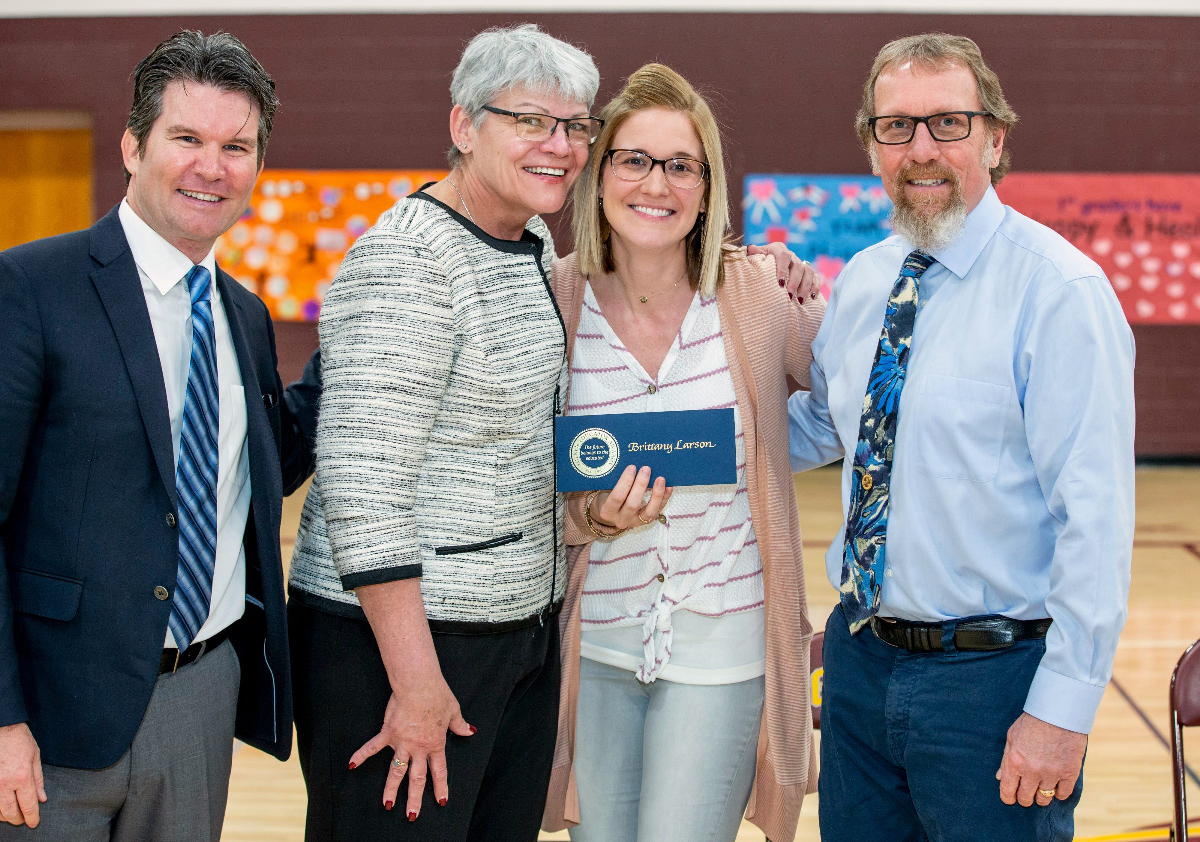 Brittany Larson, You're ND's Milken Educator » Photos