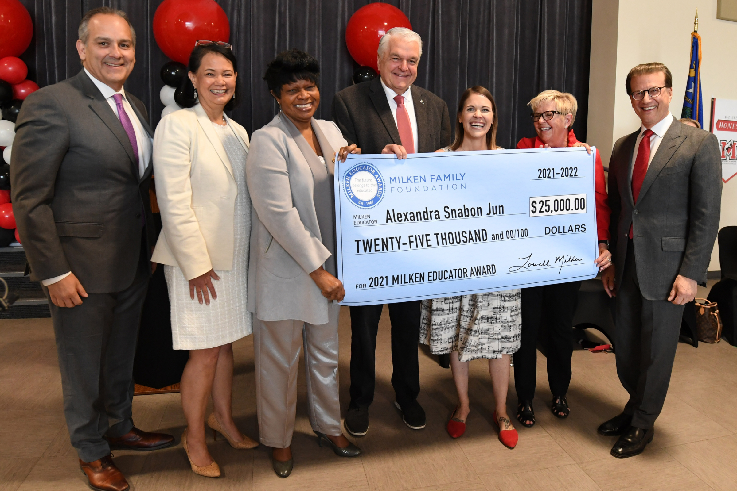 Music Teacher Ali Jun Wins NV Milken Award » Photos