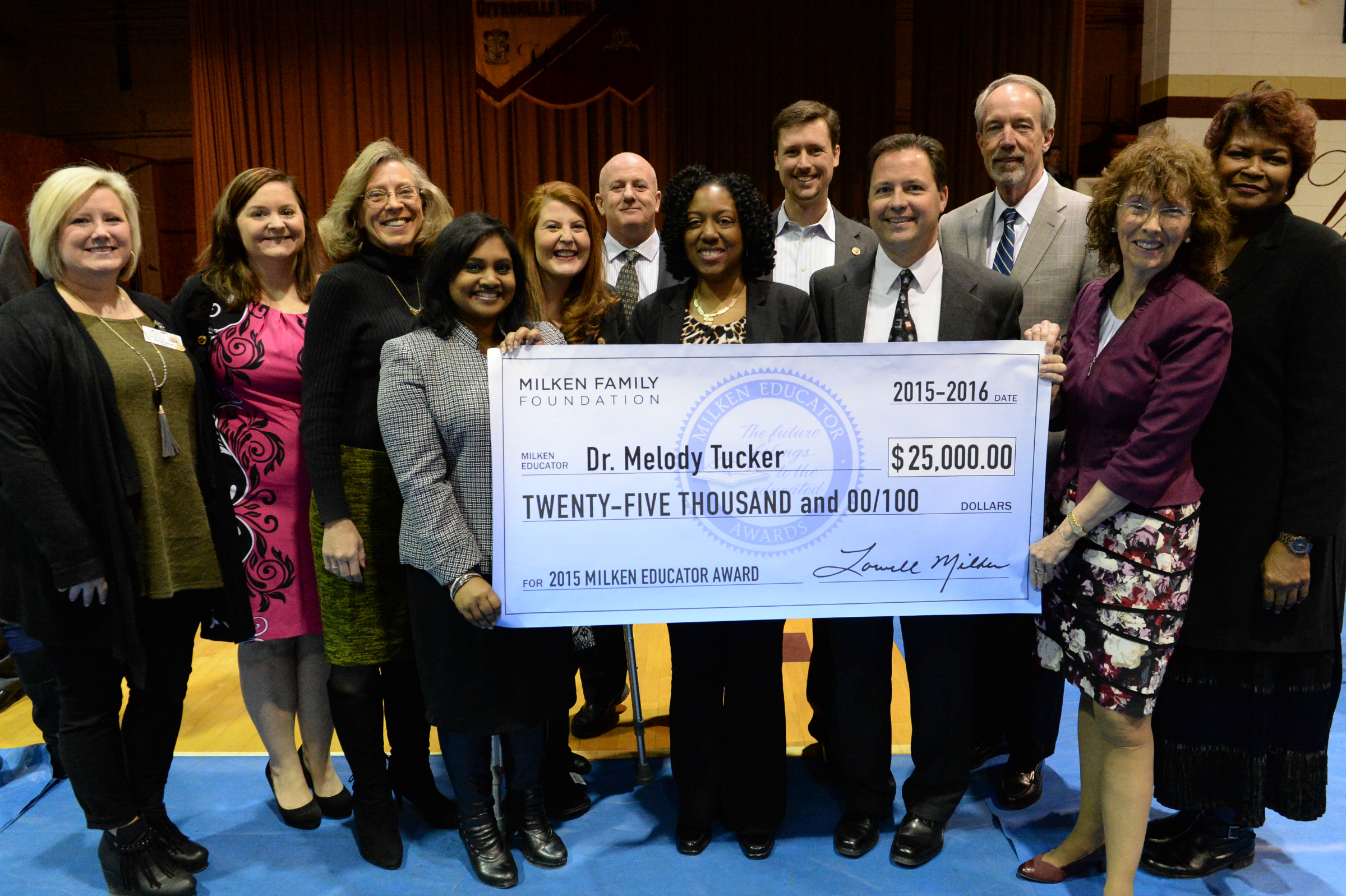 Dr. Melody Tucker Wins Alabama 2015-16 Milken Educator Award » Photos