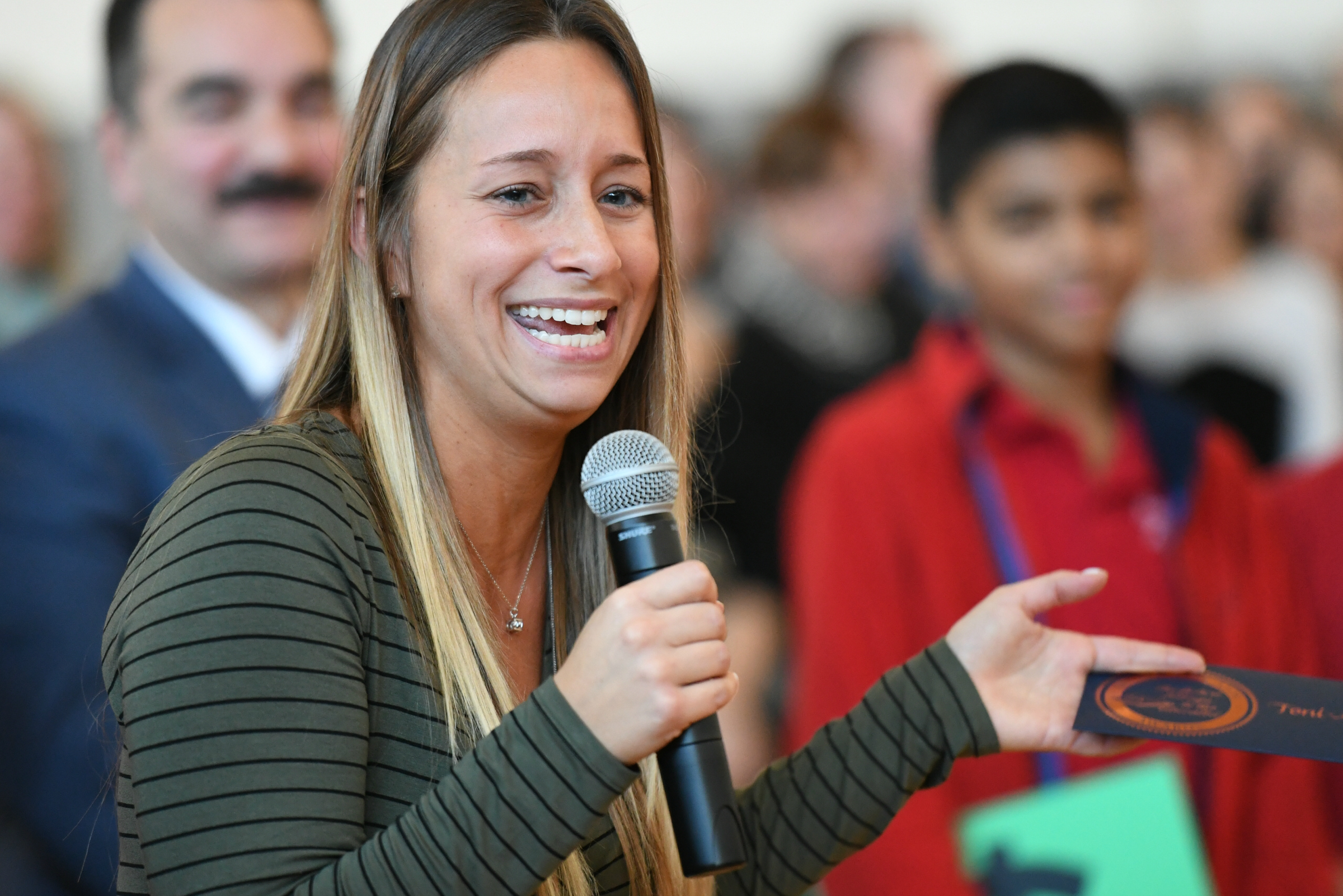 Toni-Ann Palmisano, Welcome to NJ's Milken Educator Family! » Photos