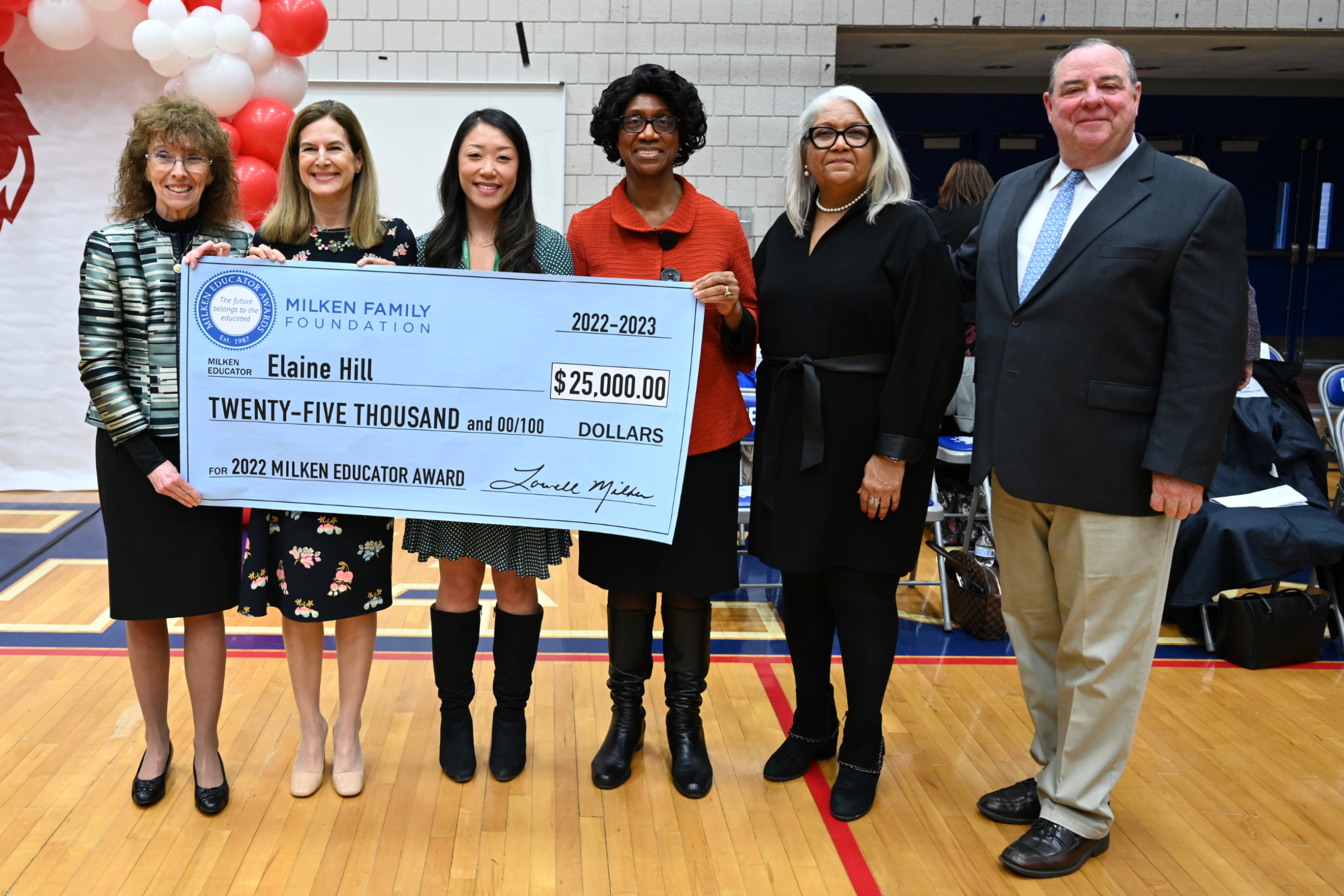 Elaine Hill Wins CT Milken Award in Waterbury » Photos