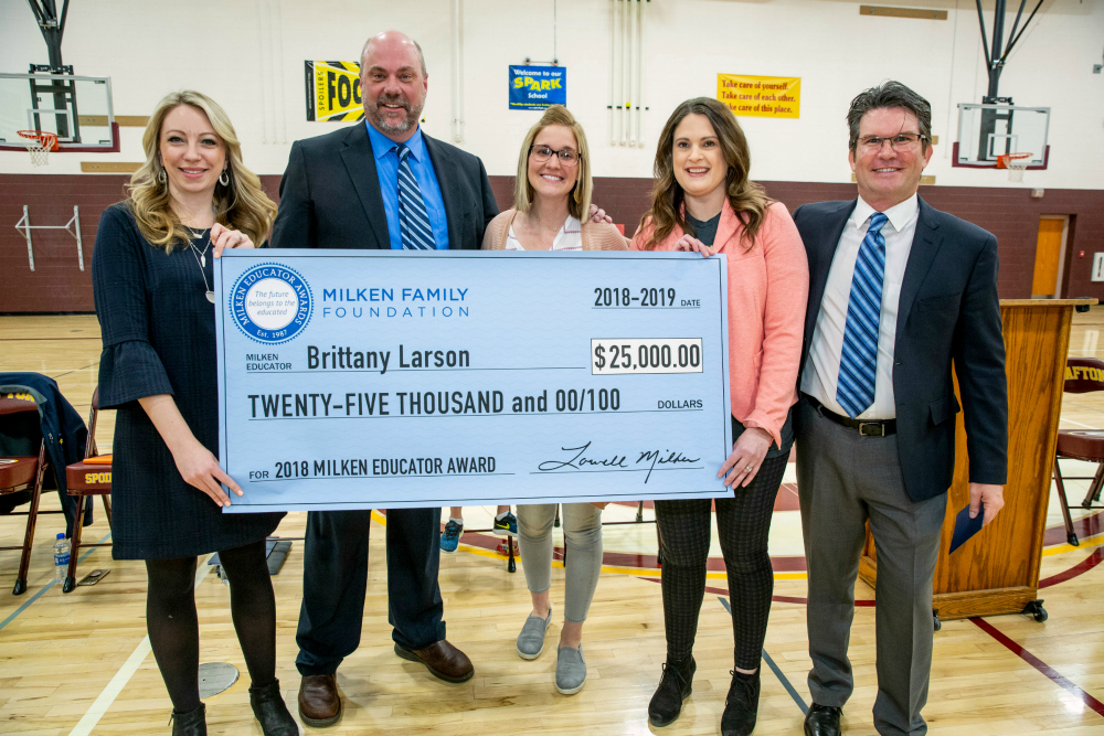Surprise, Brittany Larson! You're a ND Milken Educator » Video